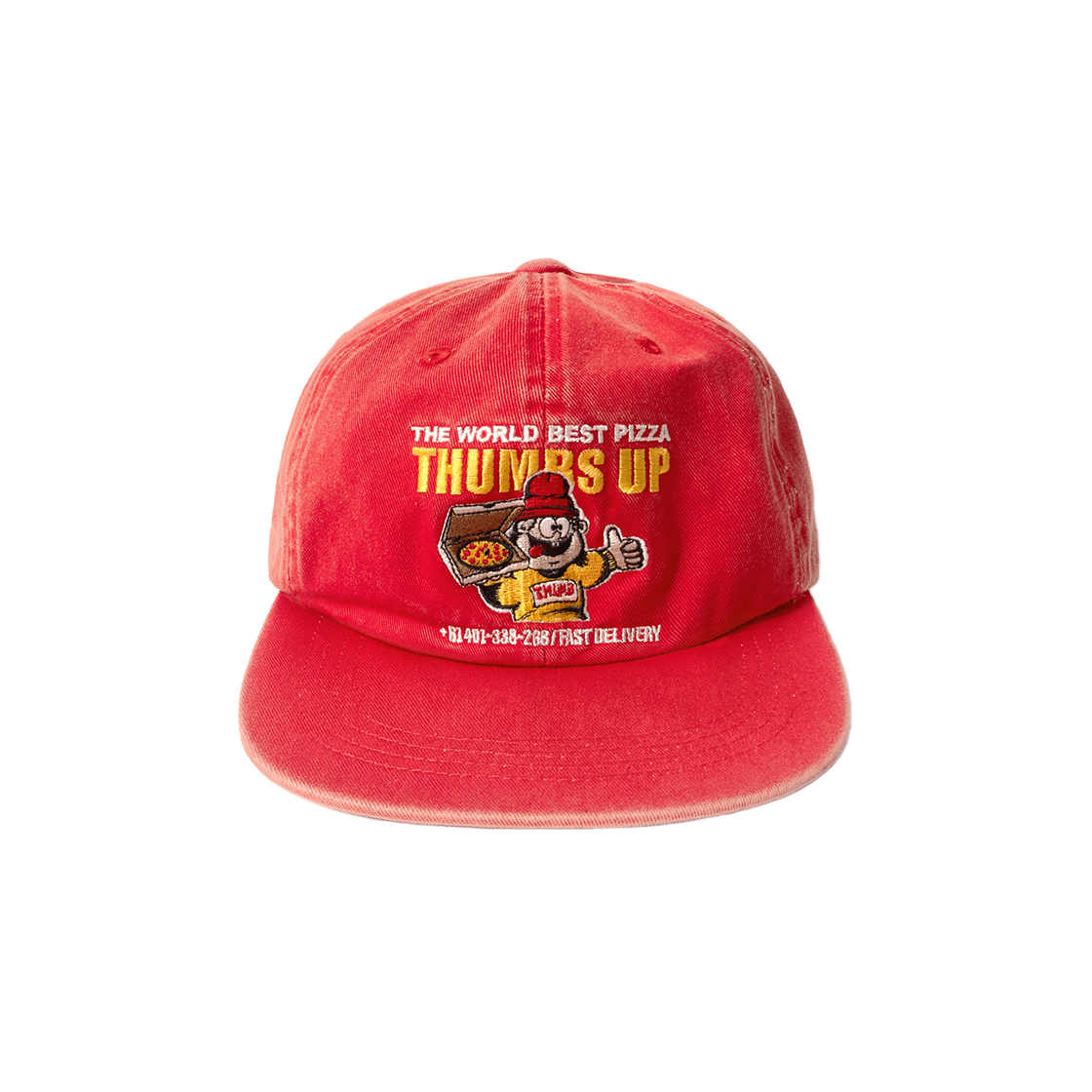 큐티에잇 가먼츠 떰즈 업 워시드 캡 레드 | QT8 GARMENTS | KREAM