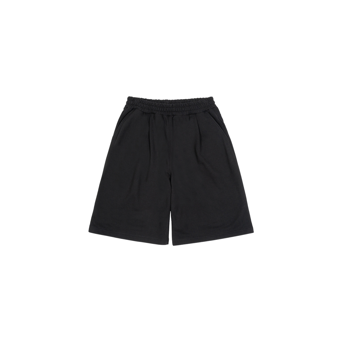 더콜디스트 모먼트 백 로고 하프 스웨트 팬츠 블랙 | The Coldest Moment | KREAM