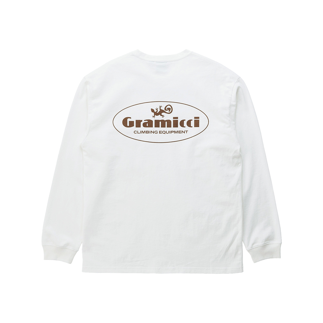그라미치 클라이밍 이큅먼트 롱 슬리브 티 화이트 | Gramicci | KREAM