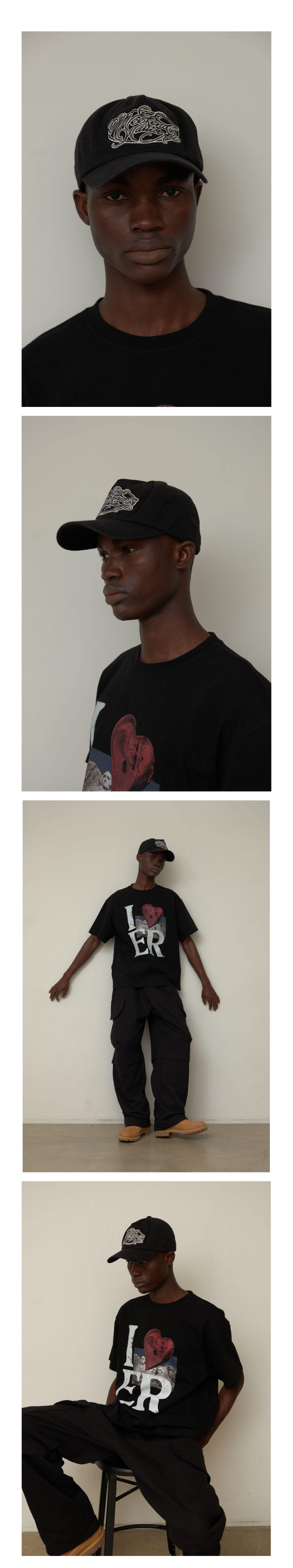 이알 위켄드워리어 니들워크 볼캡 블랙 | EEERRR(ER) | KREAM