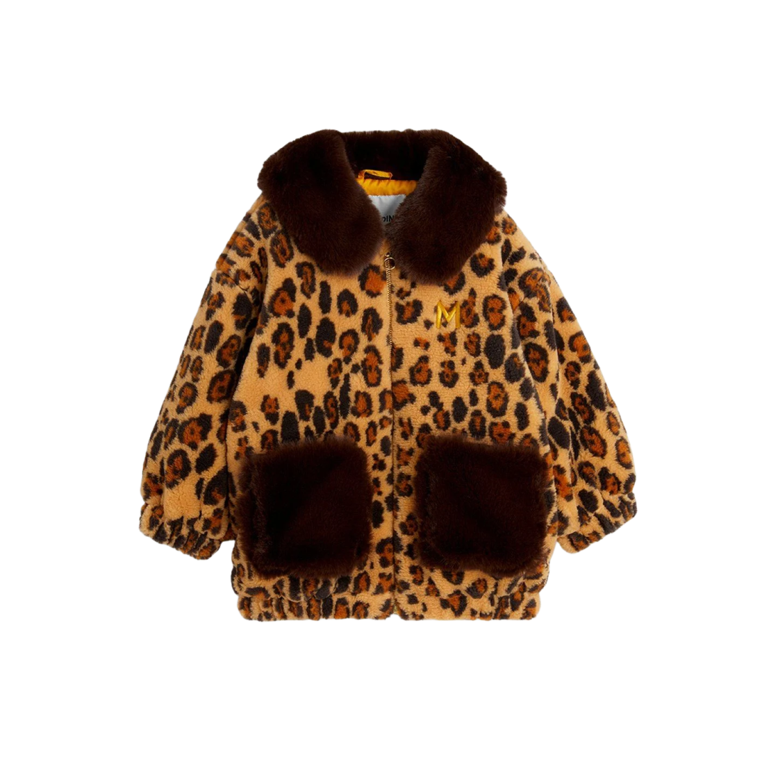 (키즈) 미니 로디니 레오파드 포우 퍼 자켓 베이지 | Mini Rodini | KREAM