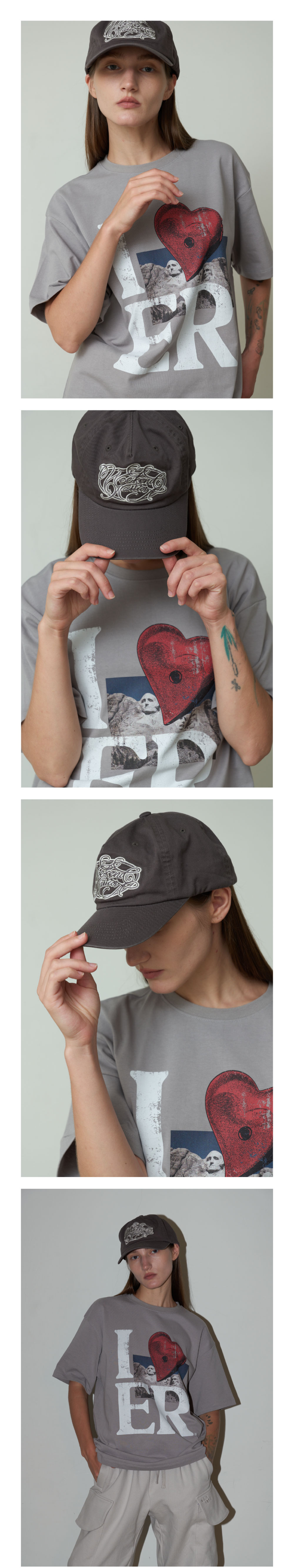 이알 위켄드워리어 니들워크 볼캡 차콜 | EEERRR(ER) | KREAM