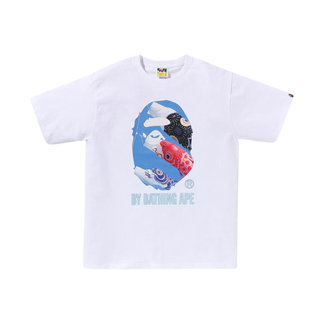 베이프 카프 포토 바이 베이싱 에이프 티셔츠 화이트 | BAPE | KREAM