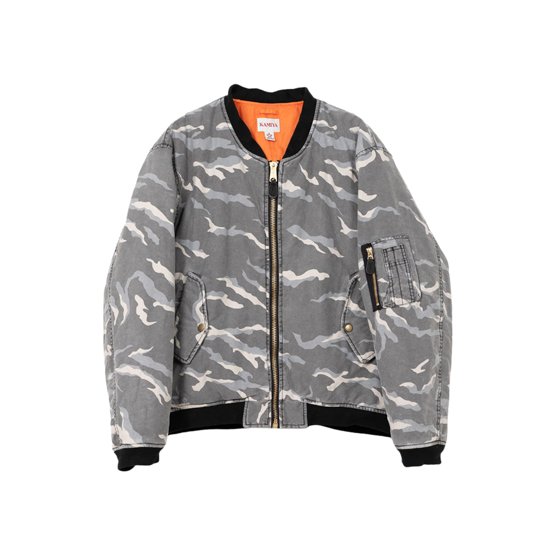 카미야 카모플라주 MA-1 화이트 | Kamiya | KREAM