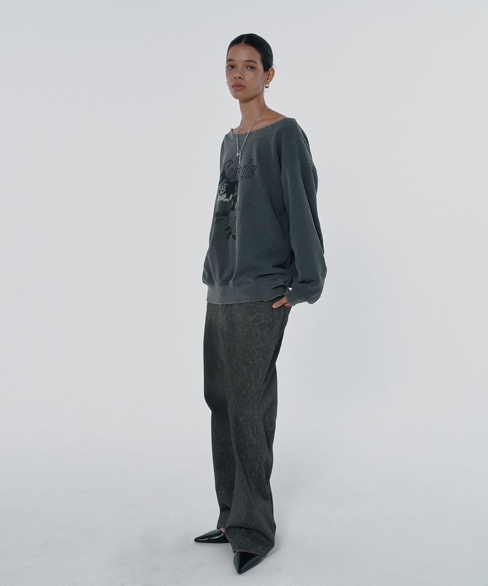 스웨이드 레오파드 진 블랙 | Suade | KREAM