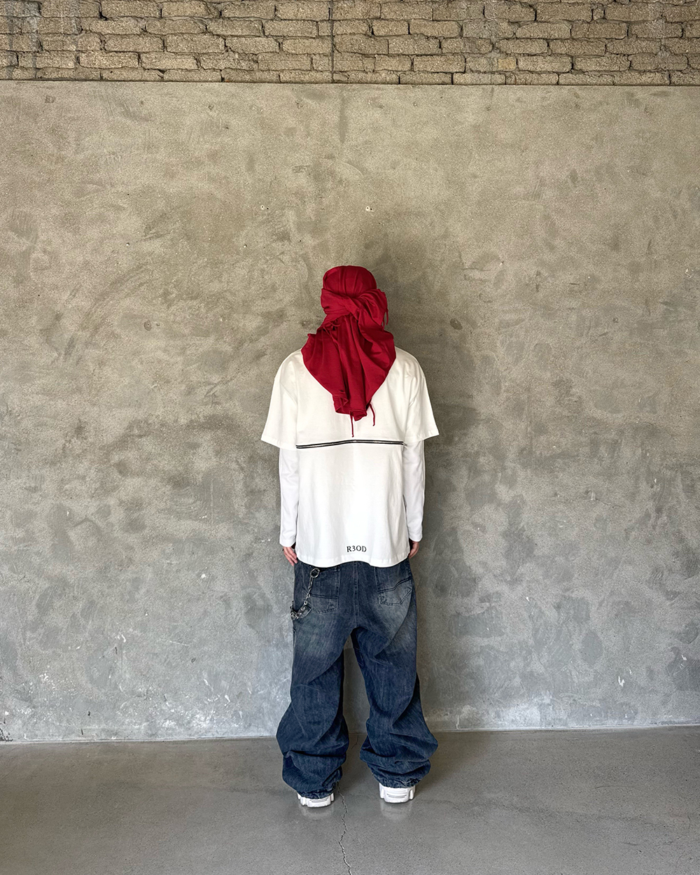 로어링라드 워시드 데님 카펜터 팬츠 그레이쉬 블루 | ROARINGRAD | KREAM