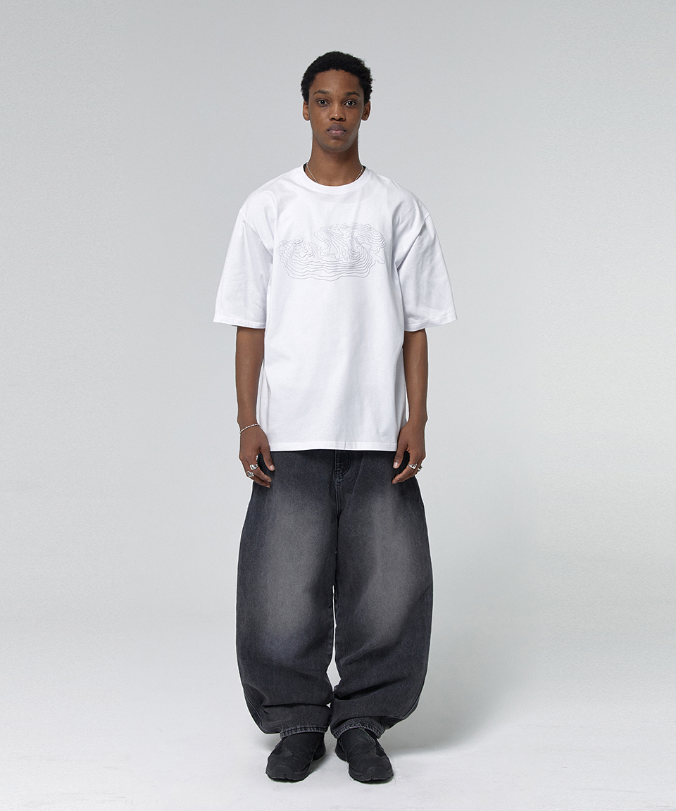 스웨이드 컨투어 티 화이트 | Suade | KREAM