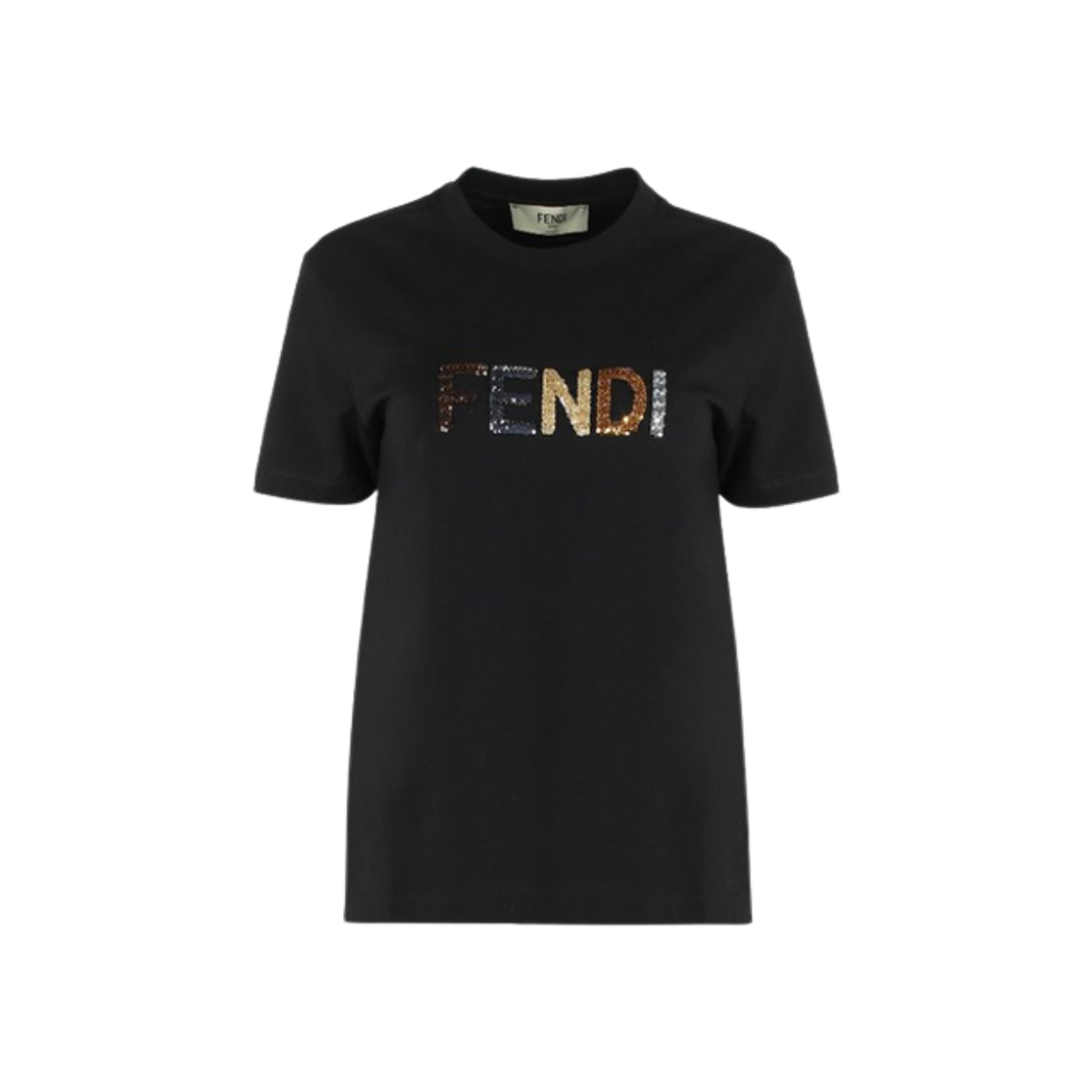 펜디 로고 자수 티셔츠 블랙 | Fendi | KREAM