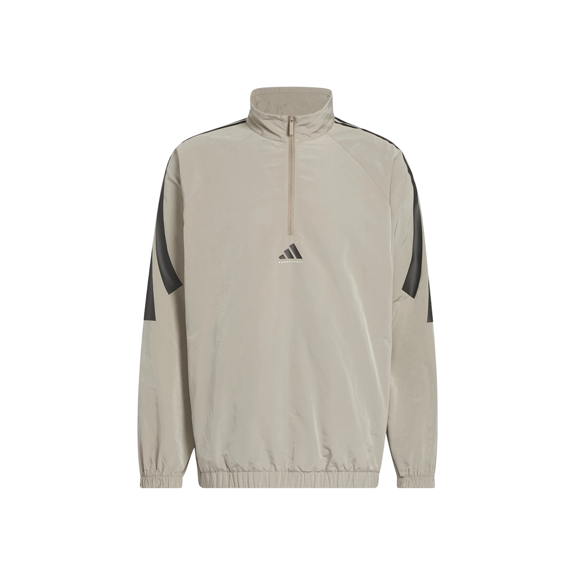 아디다스 베스킷볼 우븐 하프집 스웨터 젠더 뉴트럴 퍼티 베이지 - KR 사이즈 | Adidas | KREAM