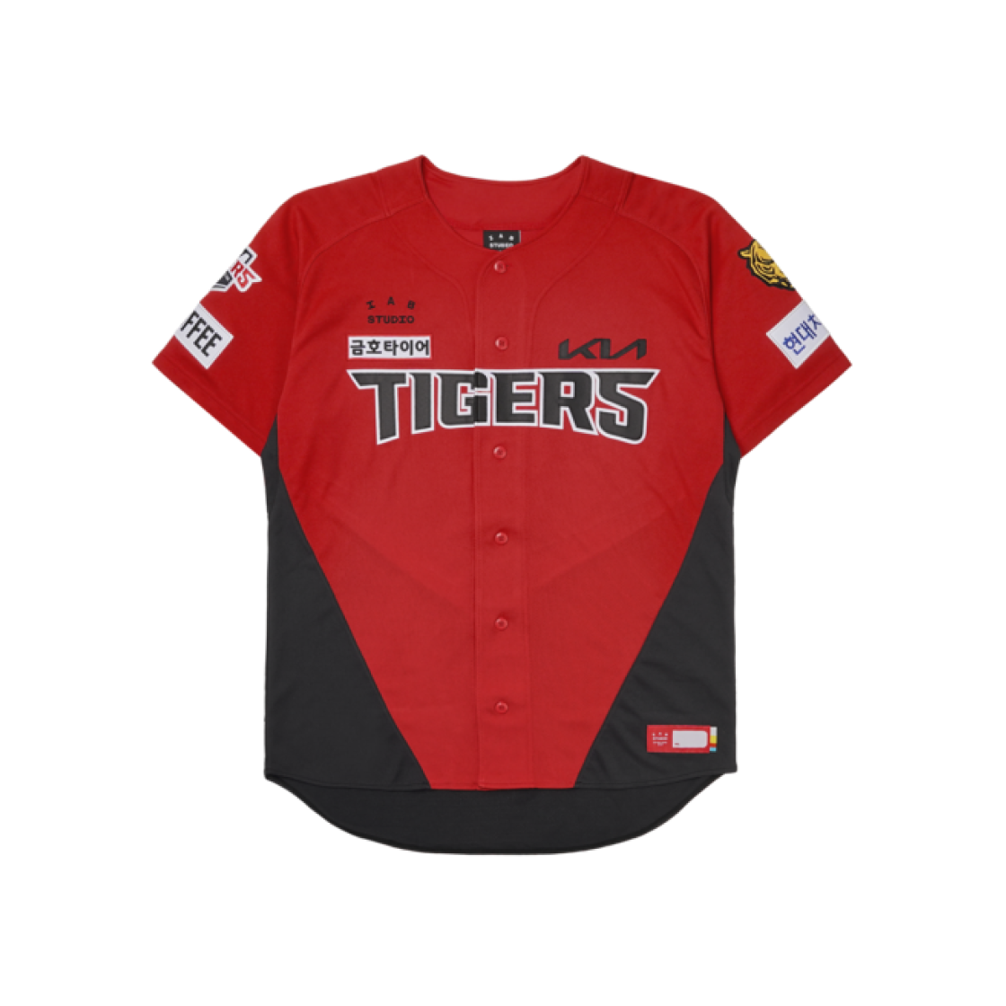 기아 타이거즈 x 아이앱 스튜디오 어센틱 얼트 유니폼 레드 패치 버전 2 (논 마킹 버전) | Kia Tigers | KREAM