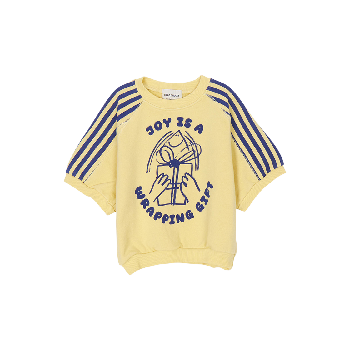 (키즈) 보보쇼즈 7부 스웨트셔츠 옐로우 | Bobo Choses | KREAM