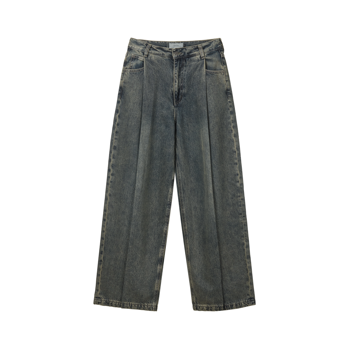 비긴202 원턱 와이드 슬랙스 데님 팬츠 데저트 블루 | Begin202 | KREAM