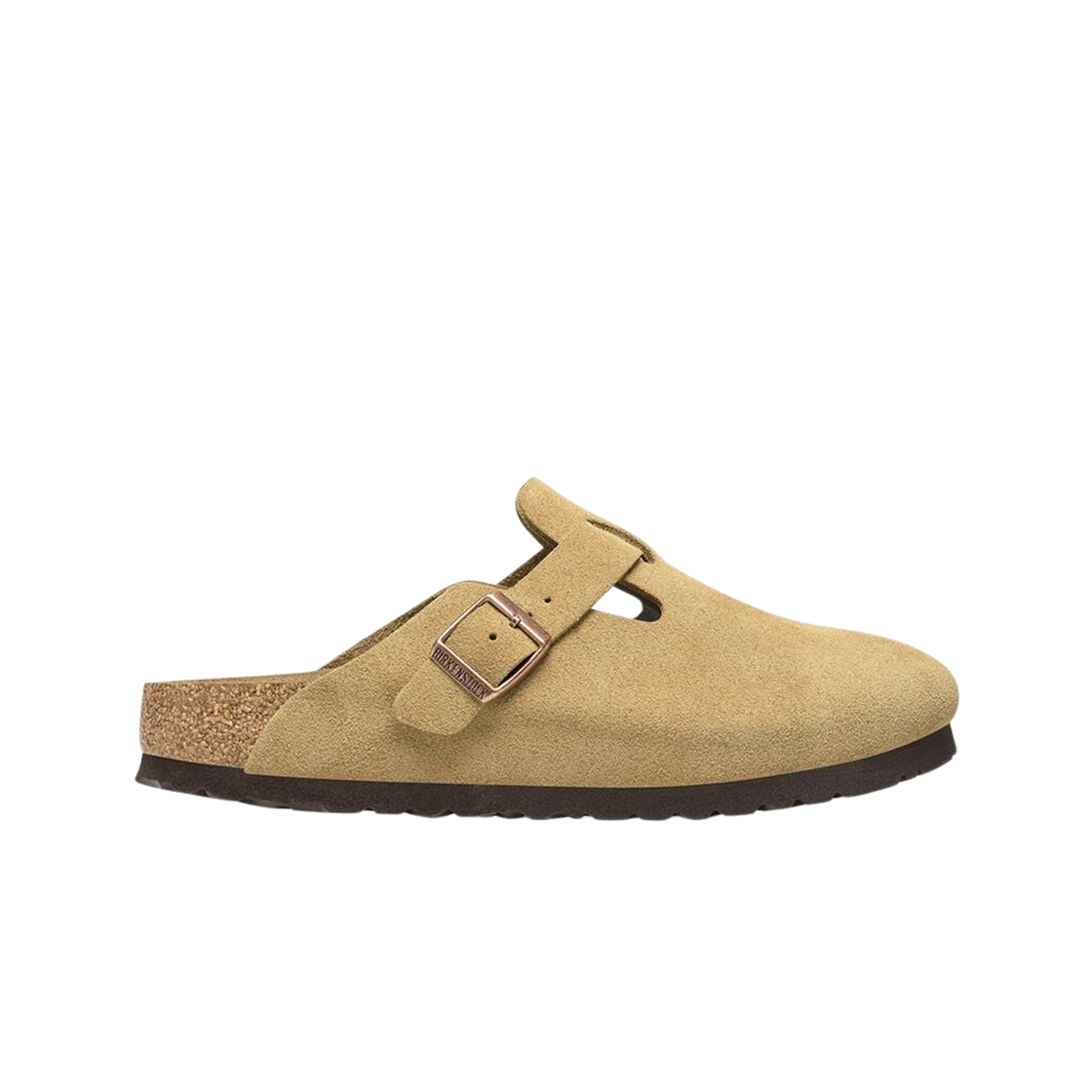 버켄스탁 보스턴 스웨이드 레더 라떼 크림 - 내로우 | Birkenstock | KREAM