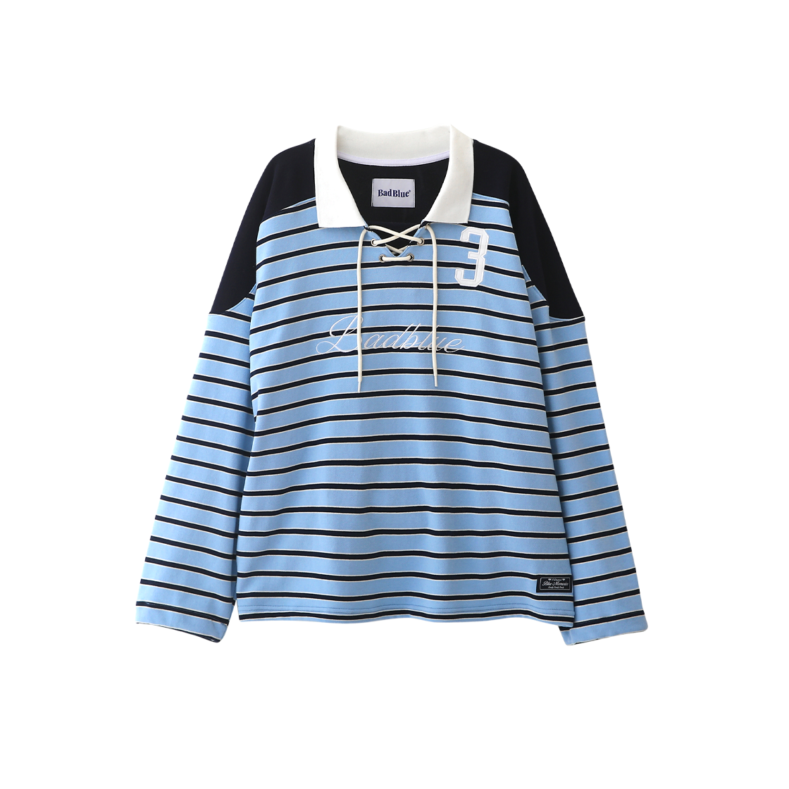 배드블루 스트라이프 폴로 하키 져지 블루 | BadBlue | KREAM