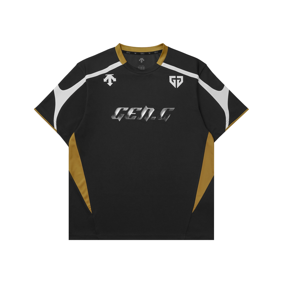 데상트 x 젠지 2025 오피셜 플레이어 저지 블랙 (논 마킹 버전) | Descente | KREAM