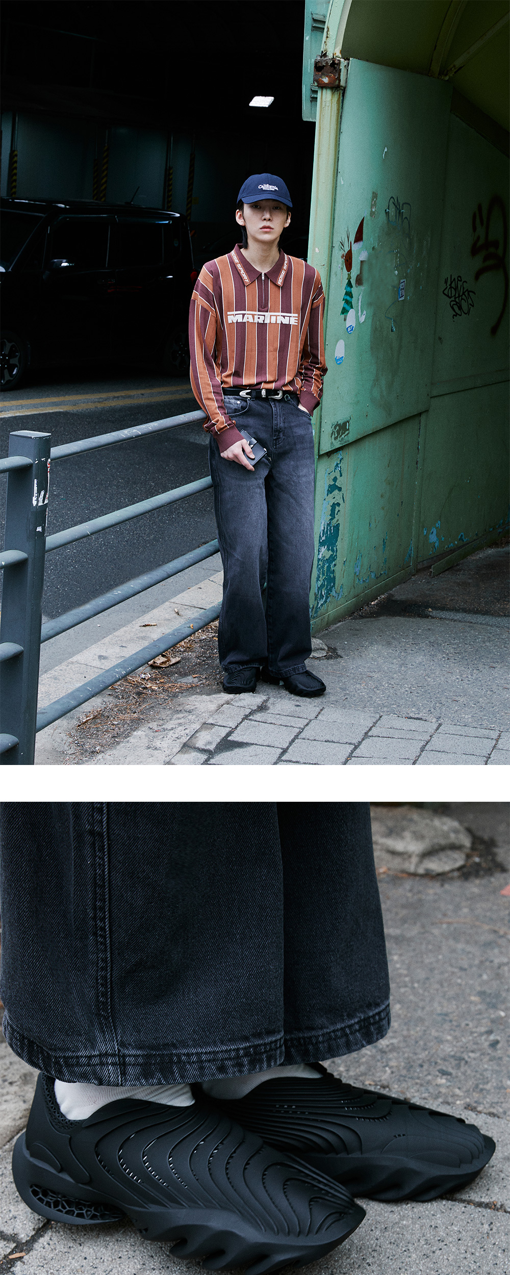 얼라이브폼 스트라텀 팽 차콜 - 25SS | ALIVEFORM | KREAM