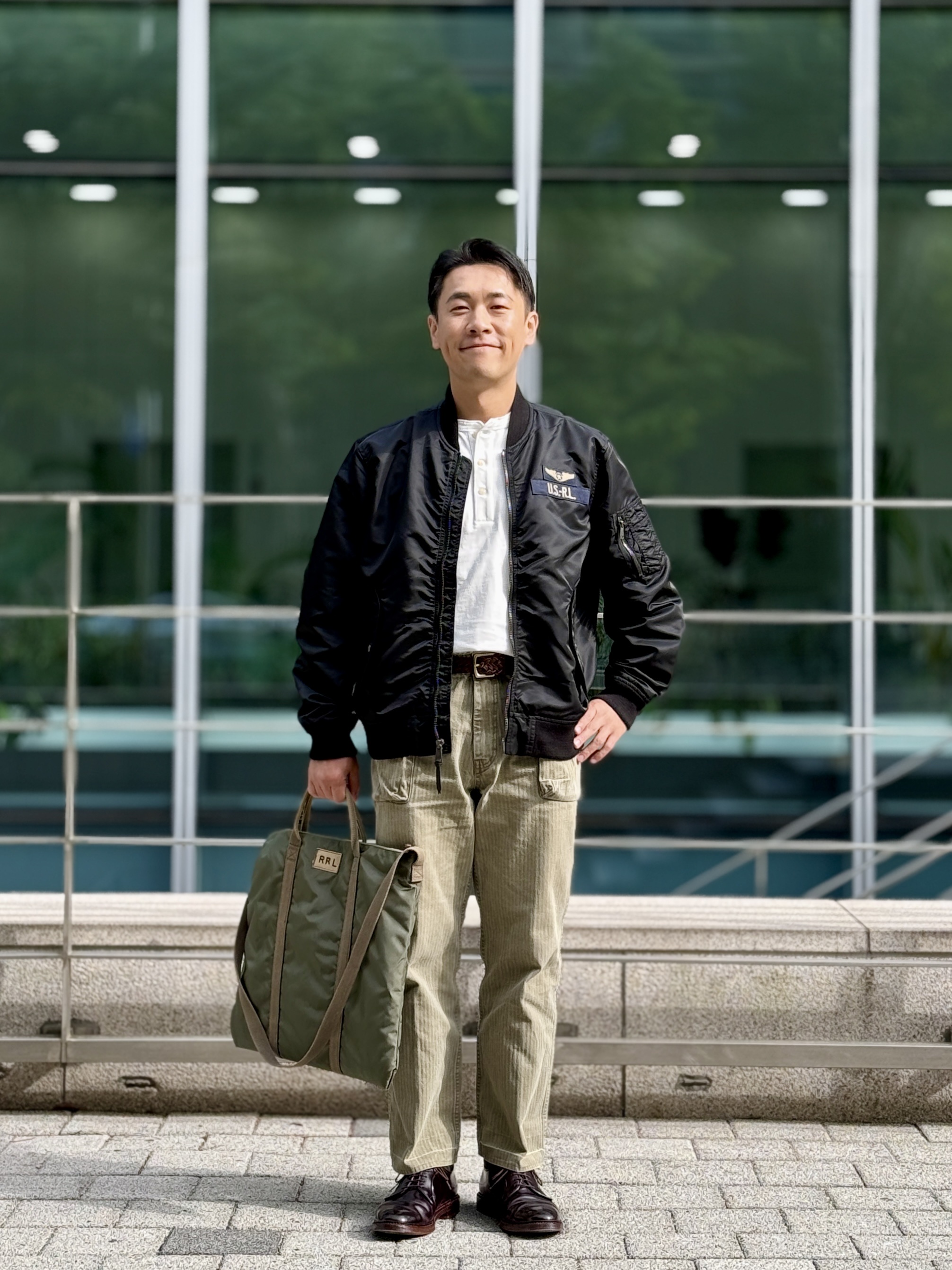 밀리터리룩 Ma-1 💚 | KREAM