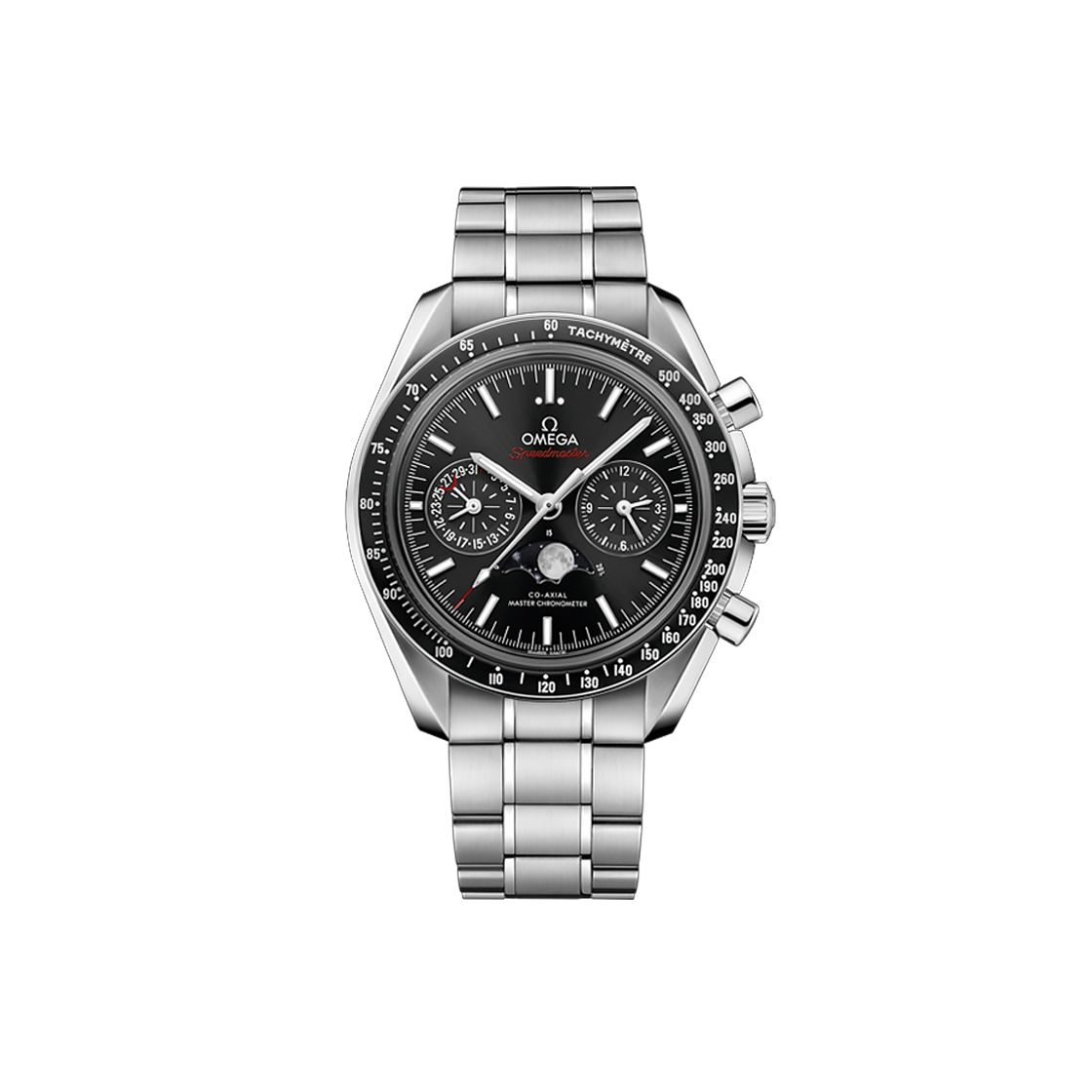 오메가 스피드마스터 문페이즈 44.25-304.30.44.52.01.001 블랙 바 | OMEGA Boutique | KREAM