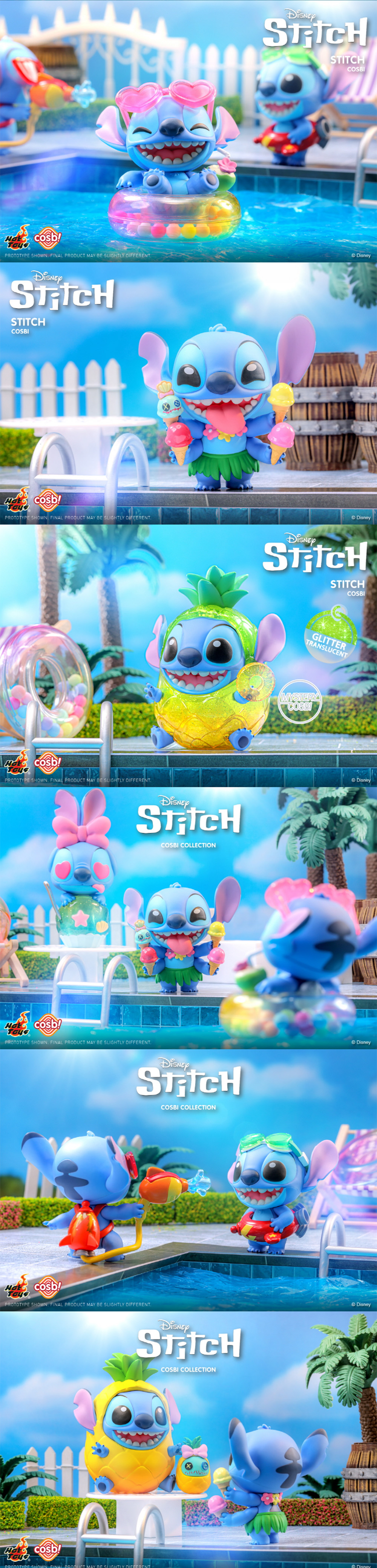 핫토이 코스비 스티치 온 홀리데이 코스비 컬렉션 8개 1세트 | Hot Toys | KREAM