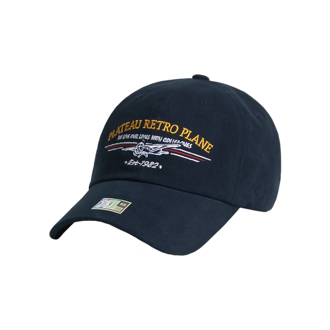플래토 빅사이즈 볼캡 알피 빈티지 볼캡 네이비 | PLATEAU | KREAM