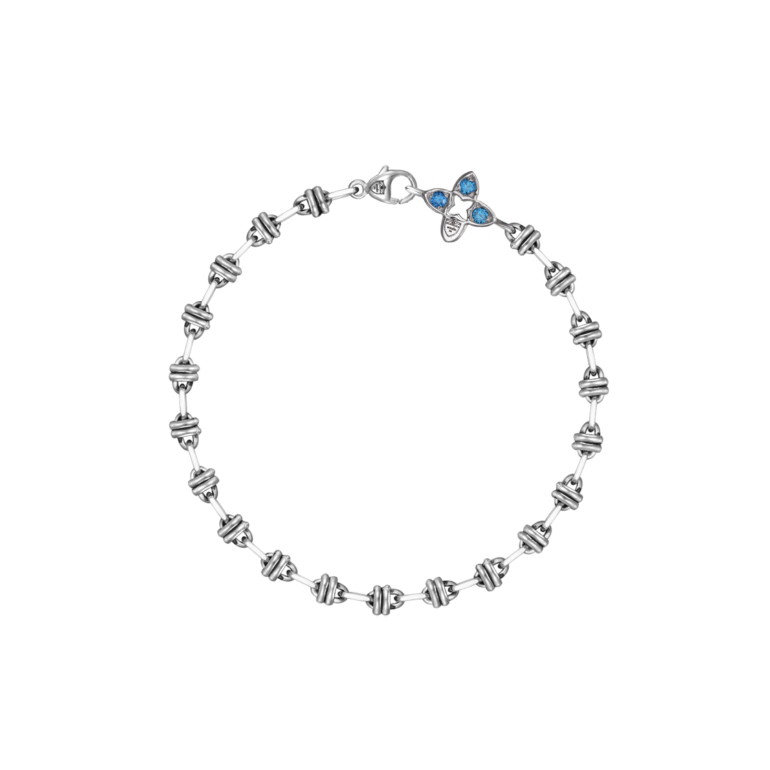 스쿠도 플라워 런던블루 스톤 버터롤 브레슬릿 | SCUDO | KREAM