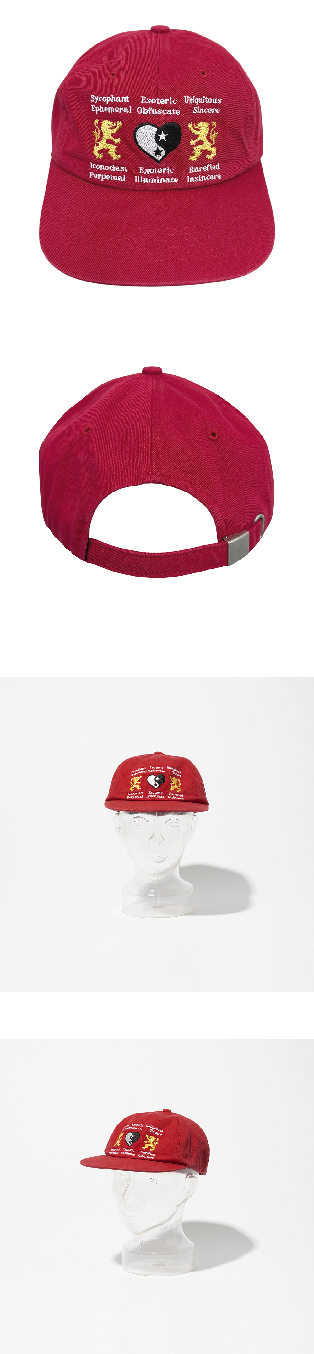 패슬 라이언 하트 워시드 캡 레드 | FASTLE | KREAM