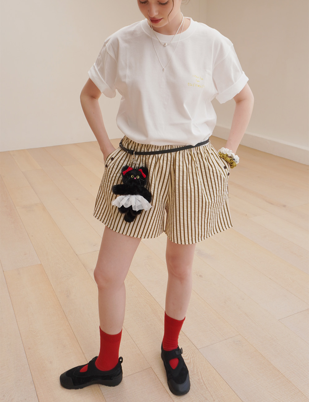 코지모지 발레리나 블랙 캣 키링 세트 | Cosymosy | KREAM