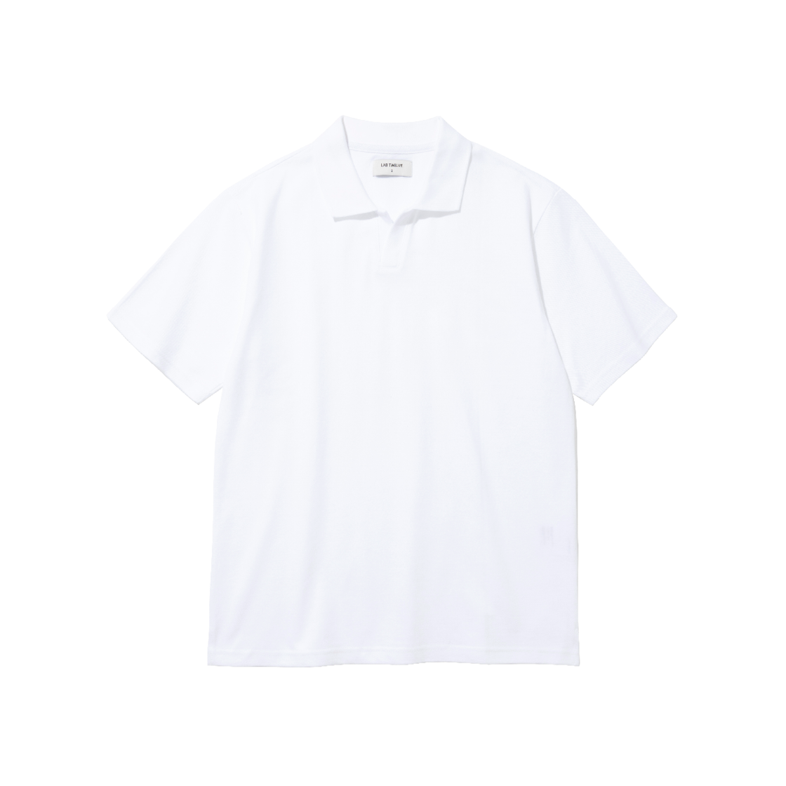 랩트웰브 오버핏 피케 티셔츠 화이트 | LAB TWELVE | KREAM