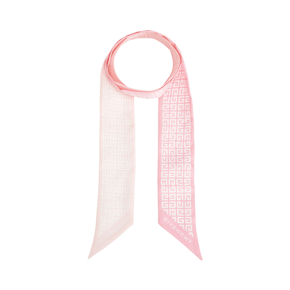 (W) 지방시 4G 실크 스카프 핑크 | Givenchy | KREAM