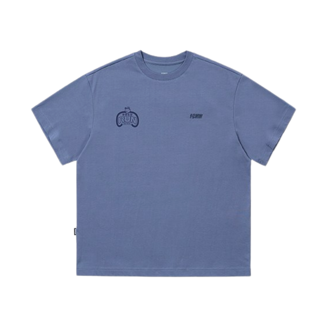 에프씨엠엠 x 무한도전 런 무도리x20 티셔츠 슬레이트 블루 | Fcmm | KREAM