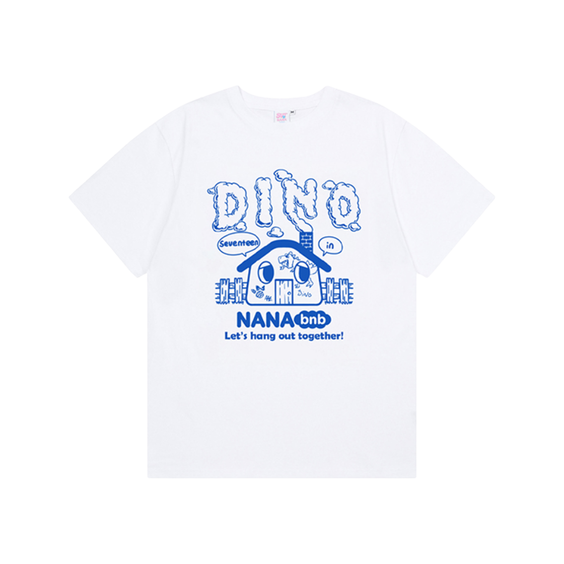 세븐틴 나나민박 티셔츠 디노 화이트 | Toys & Goods | KREAM