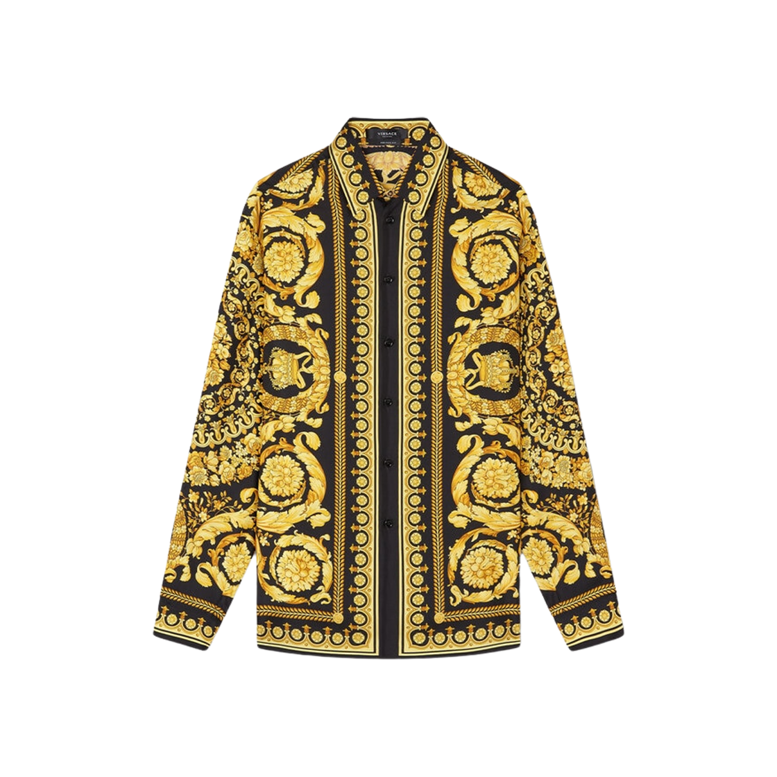 베르사체 바로코 실크 셔츠 블랙 프린트 | Versace | KREAM