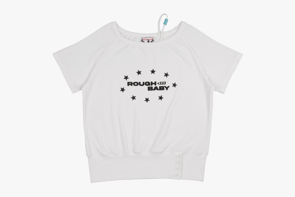 러프넥 러프 베이비 오프숄더 탑 화이트 | Roughneck | KREAM