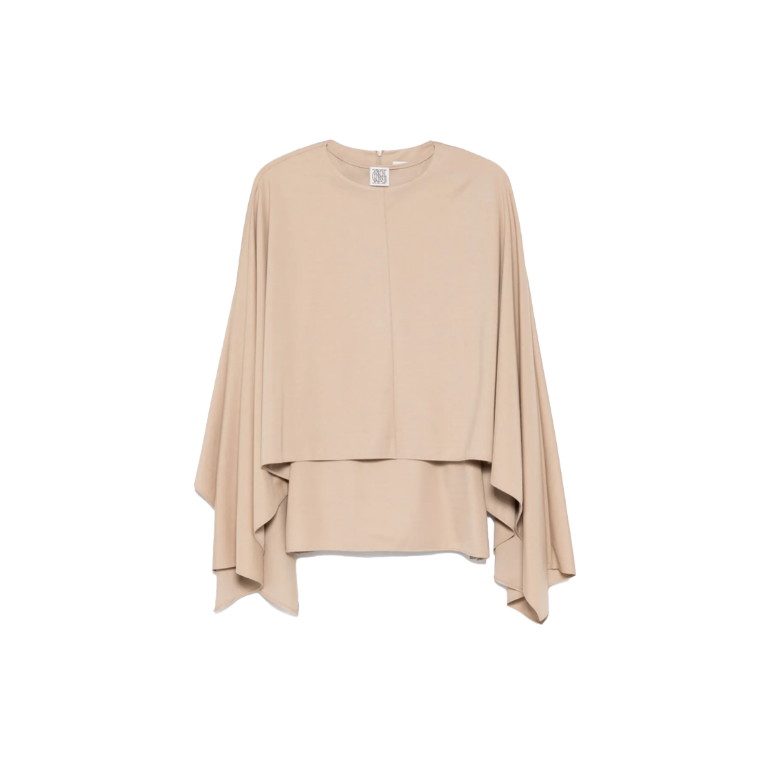 고엔제이 드레이프 케이프 슬리브리스 탑 베이지 | GOEN.J | KREAM