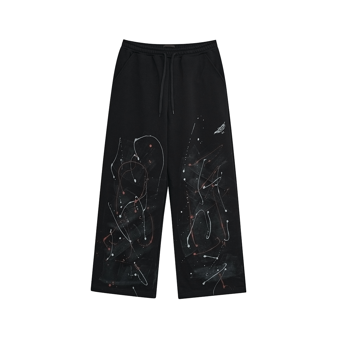 데프가먼츠 페더 페인팅 팬츠 블랙 | DEFGARMENTS | KREAM