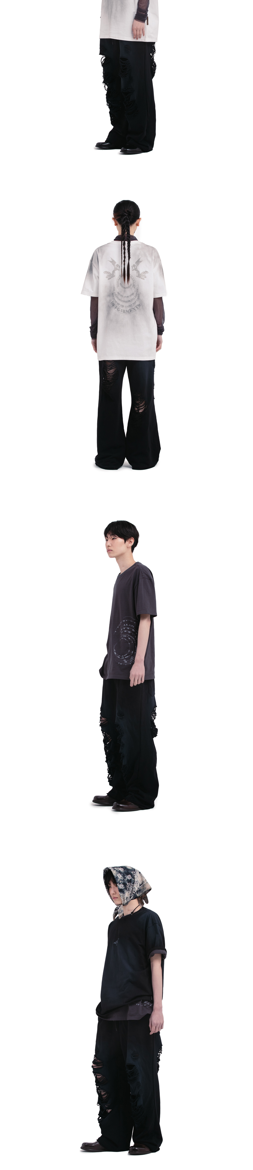 데프가먼츠 디스트로이드 스웻 팬츠 | DEFGARMENTS | KREAM