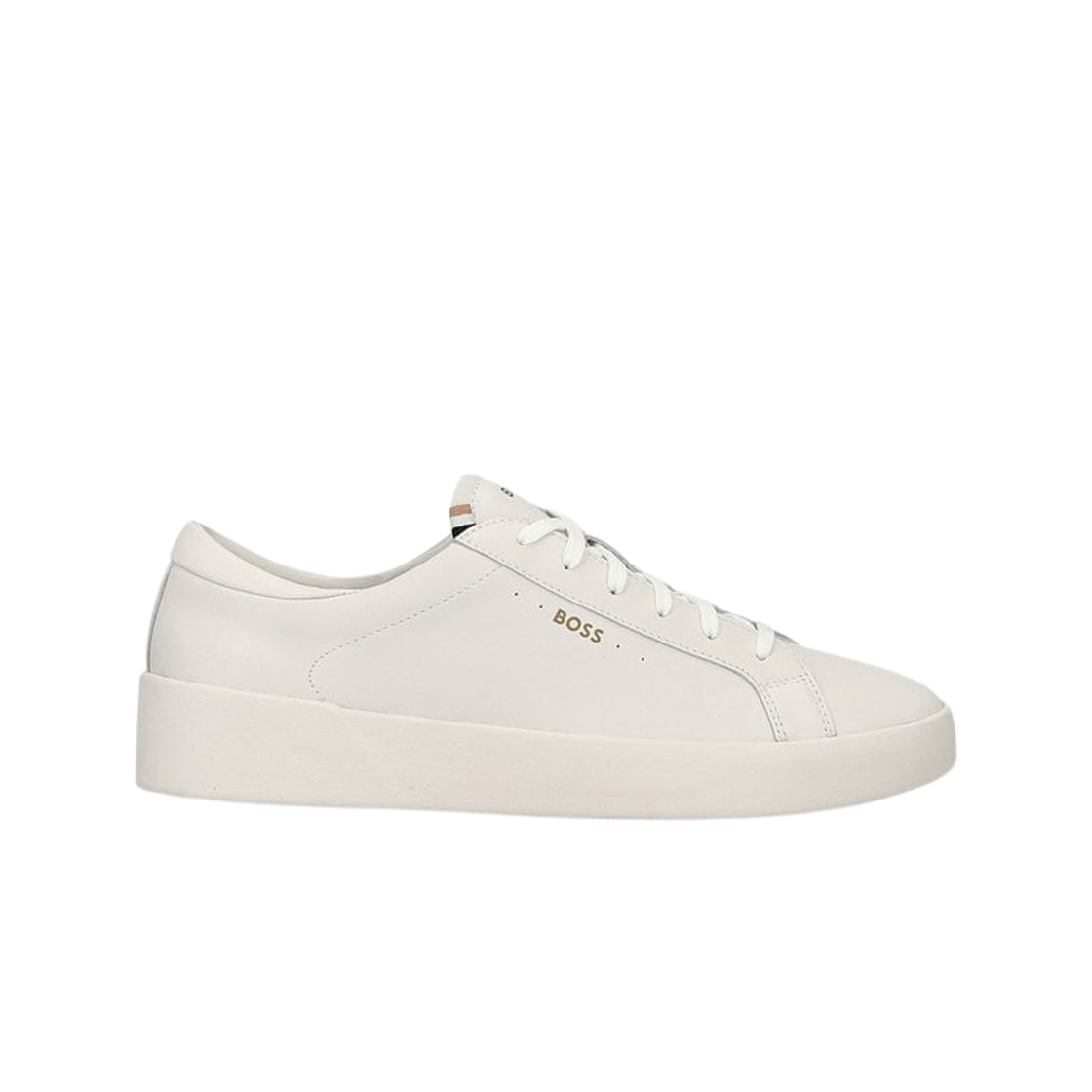 휴고 보스 벨워 레더 스니커즈 화이트 | Hugo Boss | KREAM