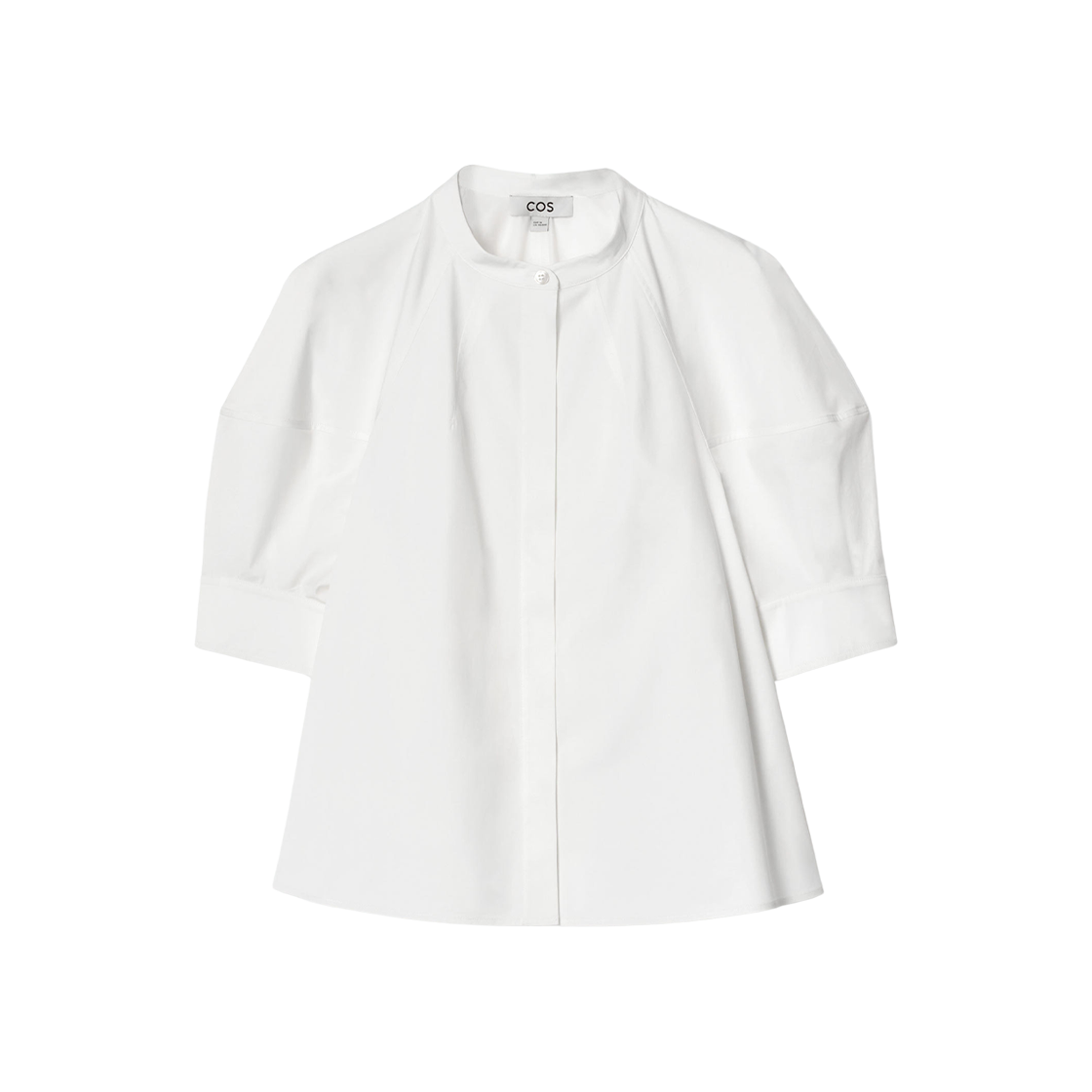 (W) 코스 퍼프 슬리브 블라우스 화이트 | COS | KREAM