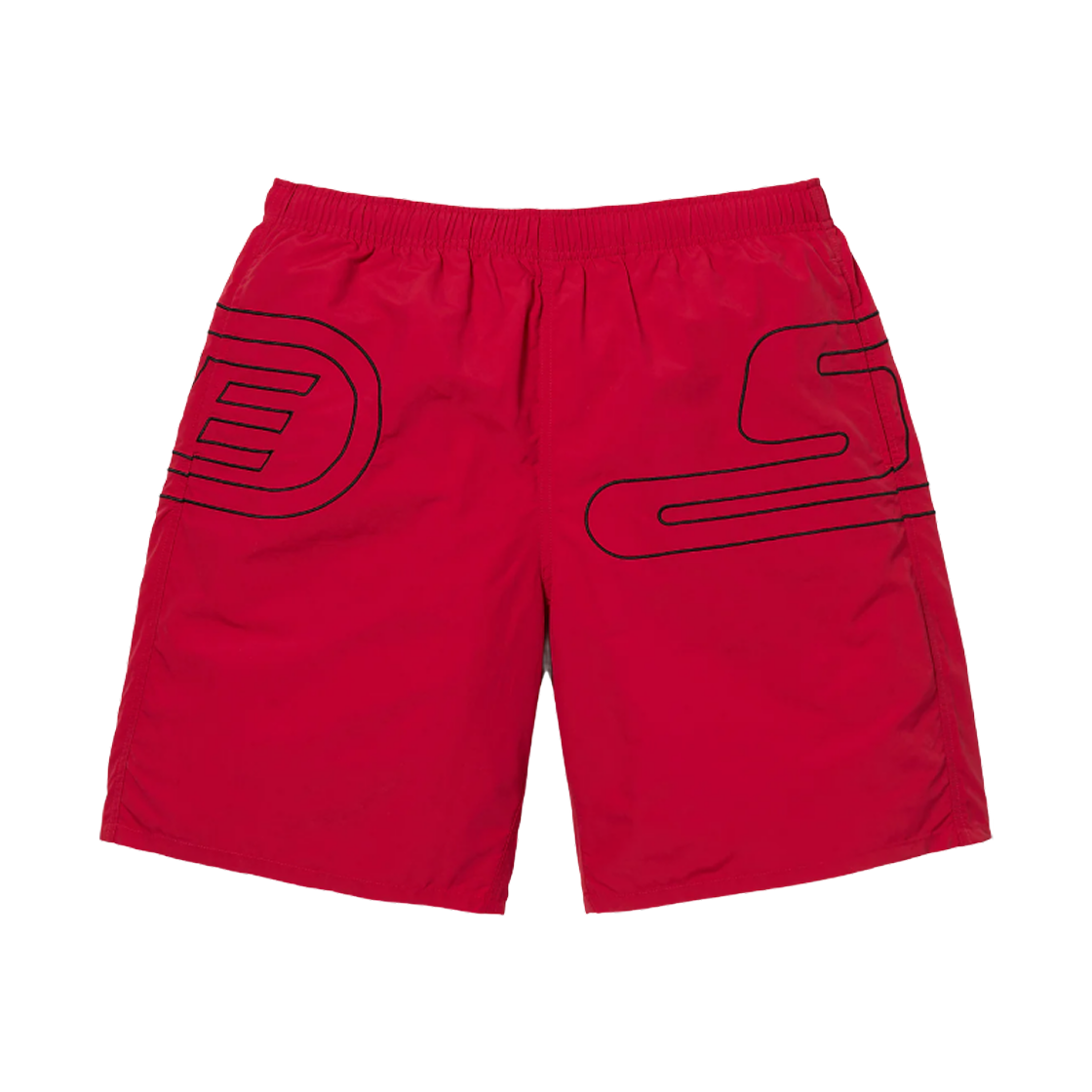 슈프림 빅 로고 나일론 쇼츠 레드 - 25SS | Supreme | KREAM