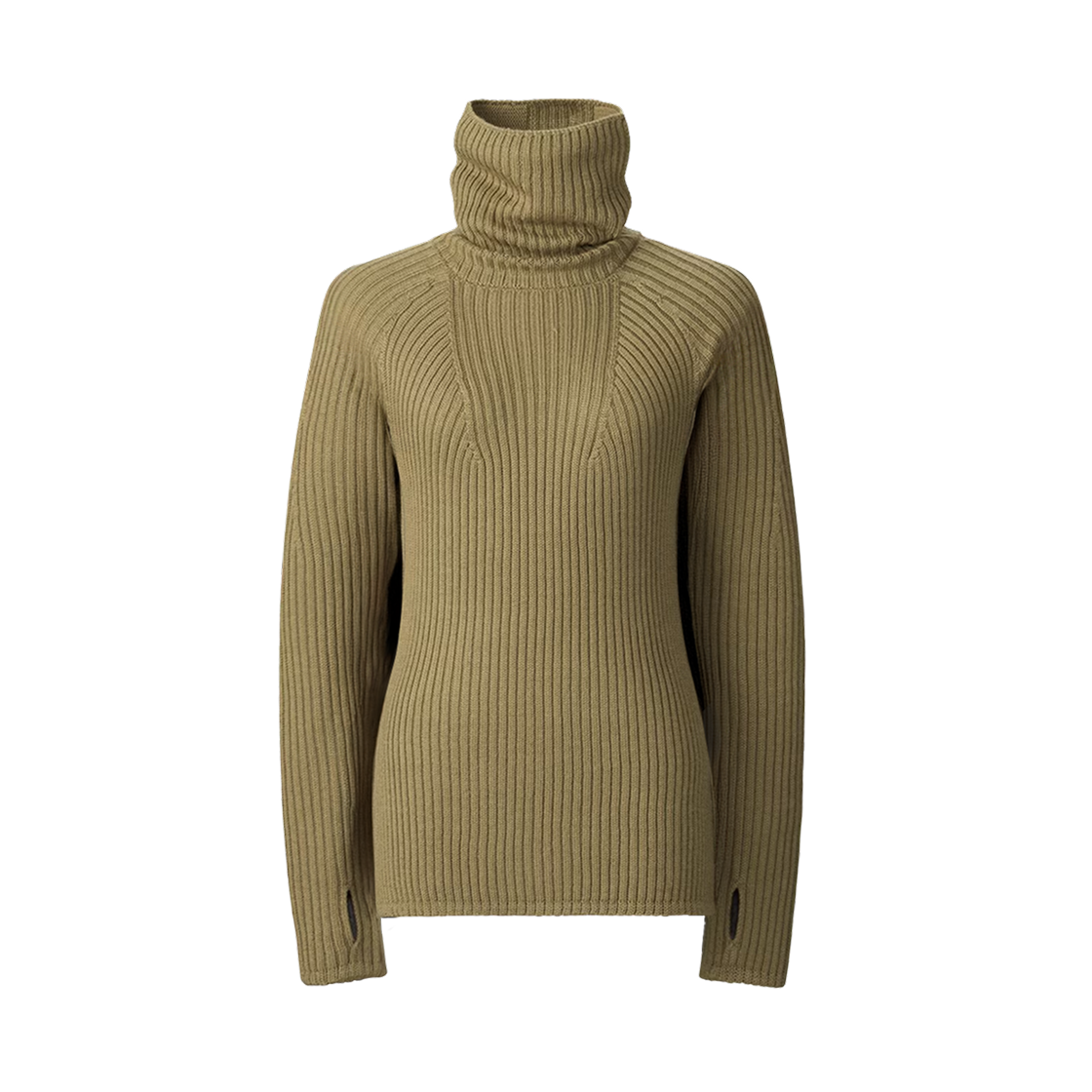 (W) 유니클로 U 3D 니트 메리노 블렌드 터틀넥 스웨터 올리브 - KR | Uniqlo | KREAM