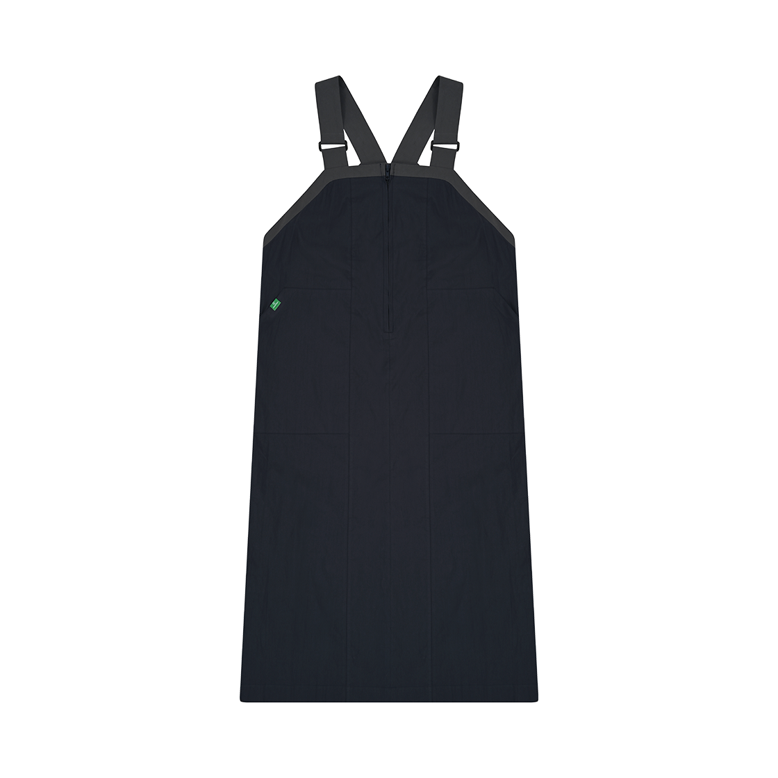 노컨텐츠 208. 지퍼 서스펜더 원피스 챠콜 | NOCONTENT | KREAM