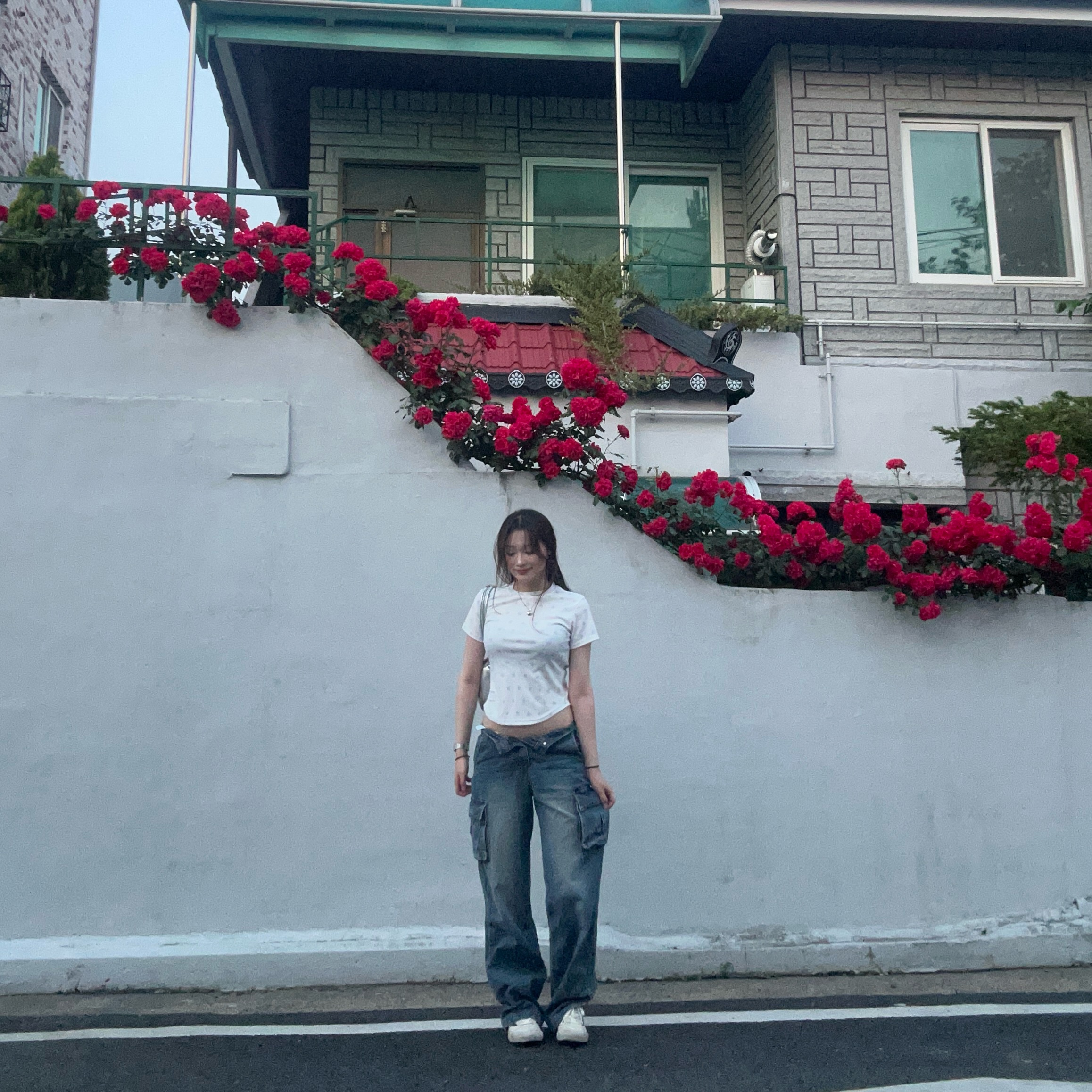 장미 한송이 놓고 갑니다 .. @}— | KREAM