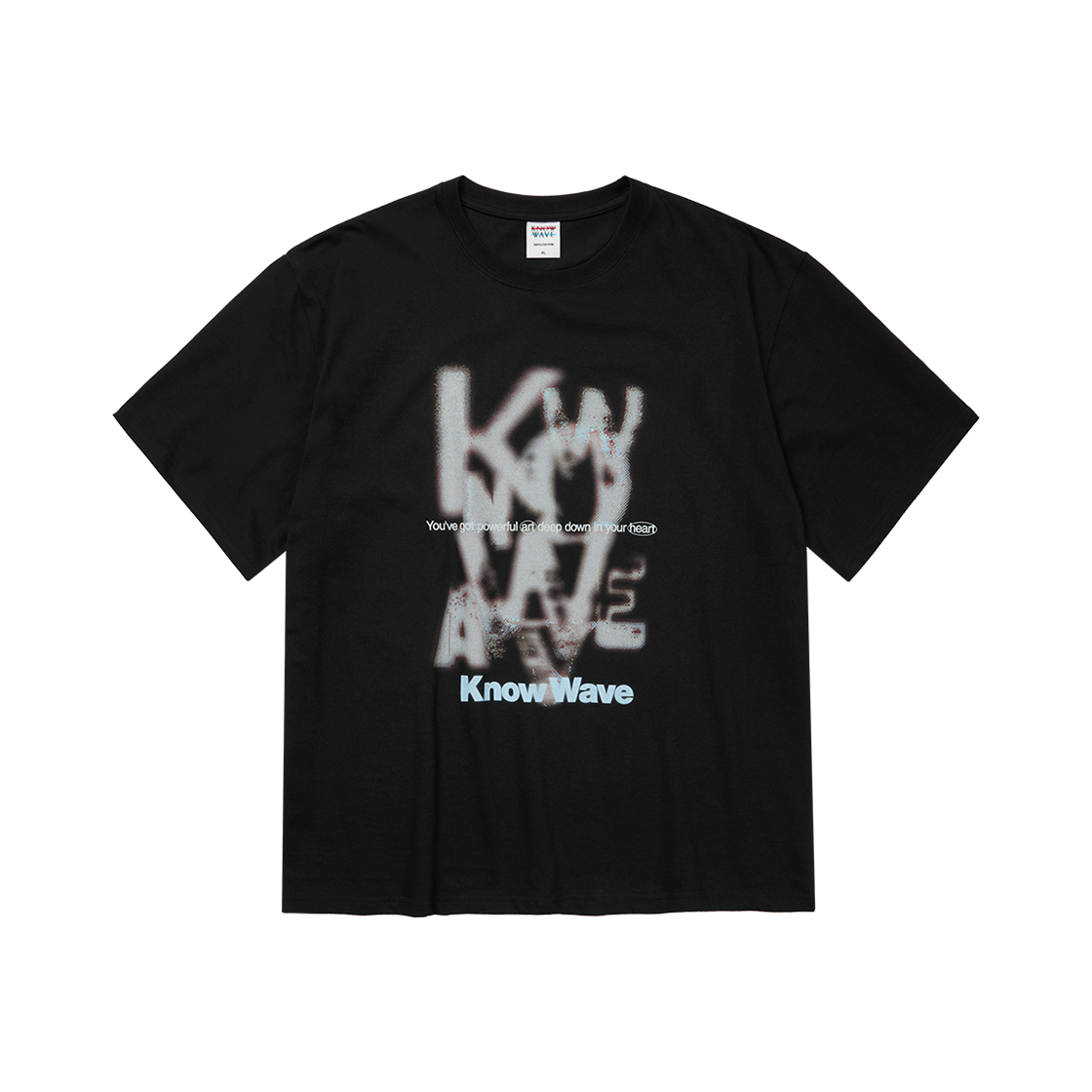 노우웨이브 디스밴드먼트 로고 티셔츠 블랙 | Knowwave | KREAM