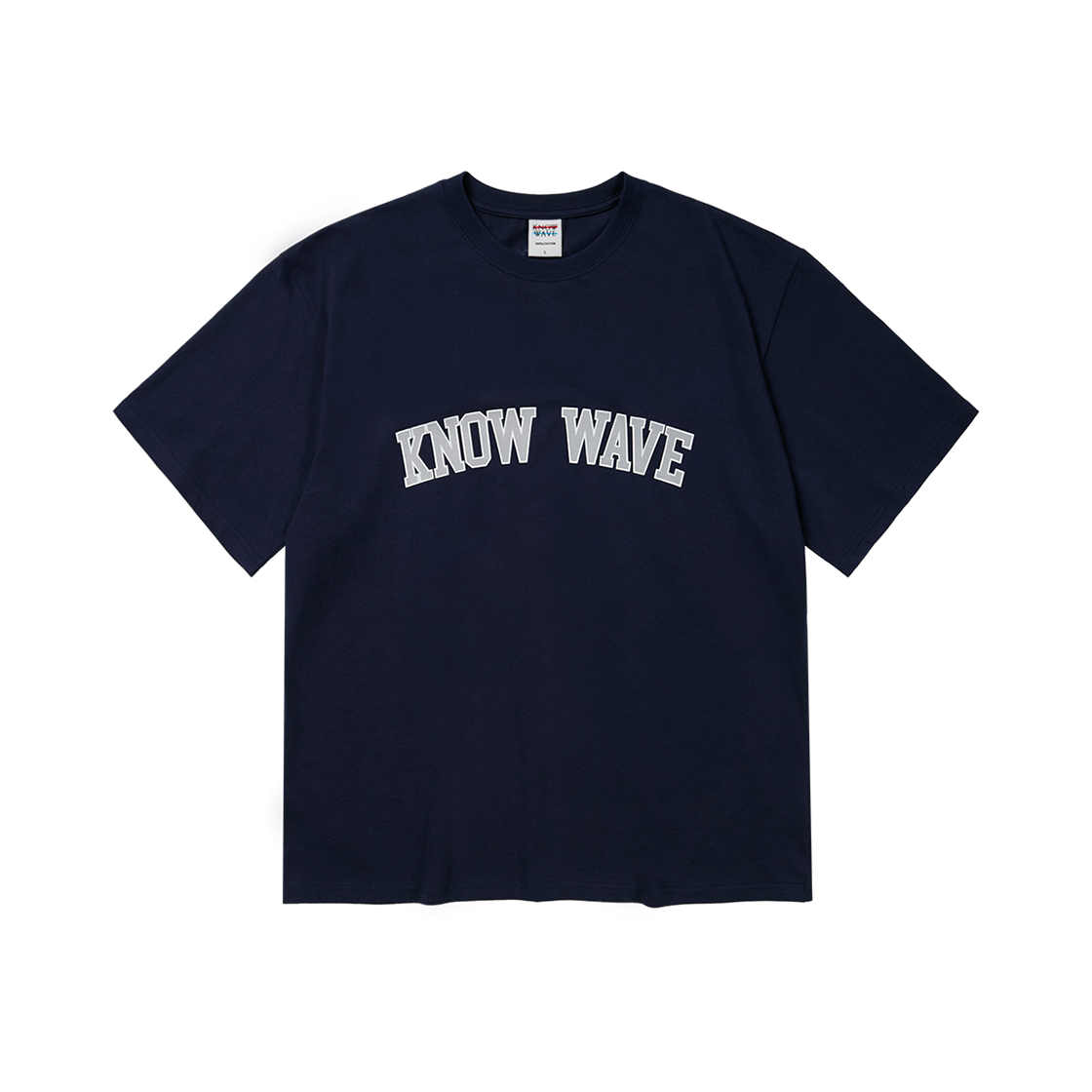 노우웨이브 아치 로고 티셔츠 네이비 | Knowwave | KREAM