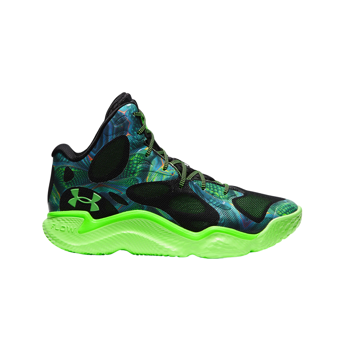 언더아머 커리 스폰 플로트로 엑스트러터레스트리얼 하이퍼 그린 블랙 | Under Armour | KREAM