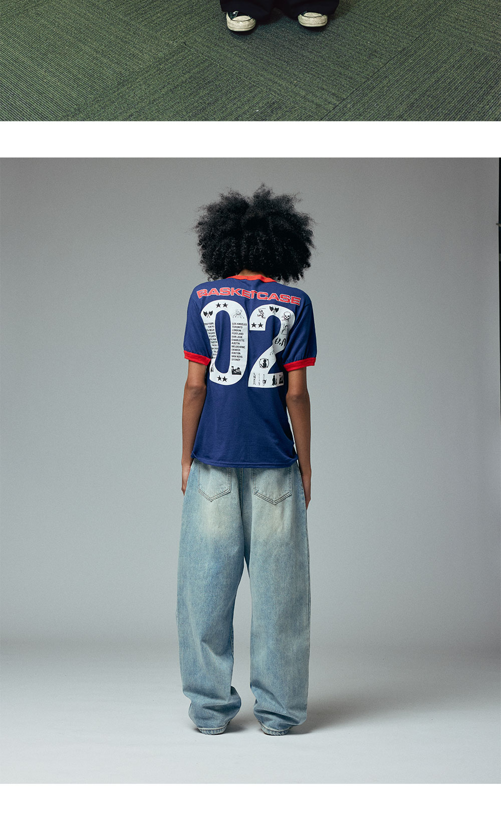 바스켓케이스 컴퓨터 링거 네이비 레드 - 25SS | Basketcase | KREAM