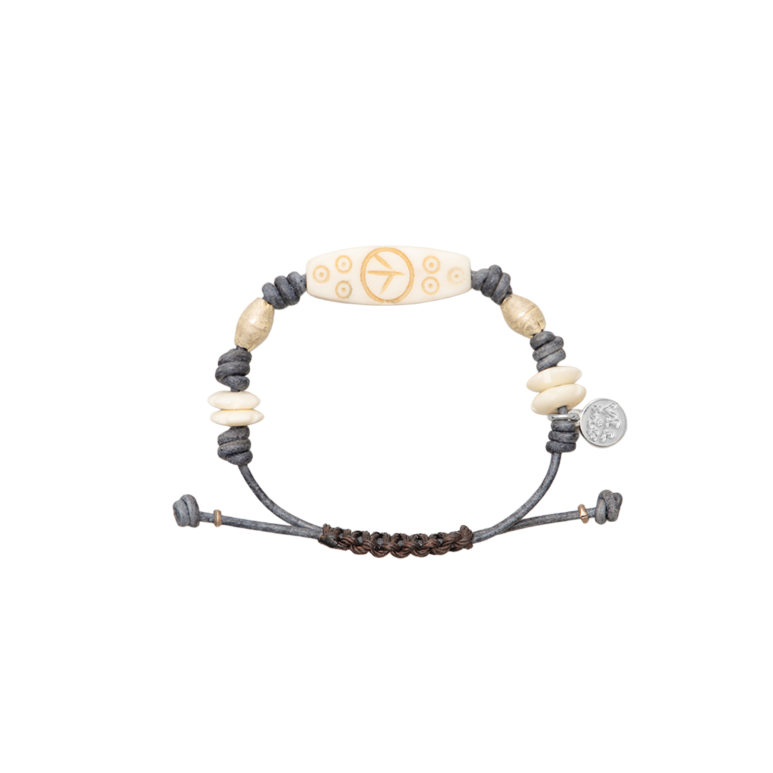 토우토우아카이브 에치드 팔찌 (Peace) 블루 | TOWTOW.ARCHIVE | KREAM