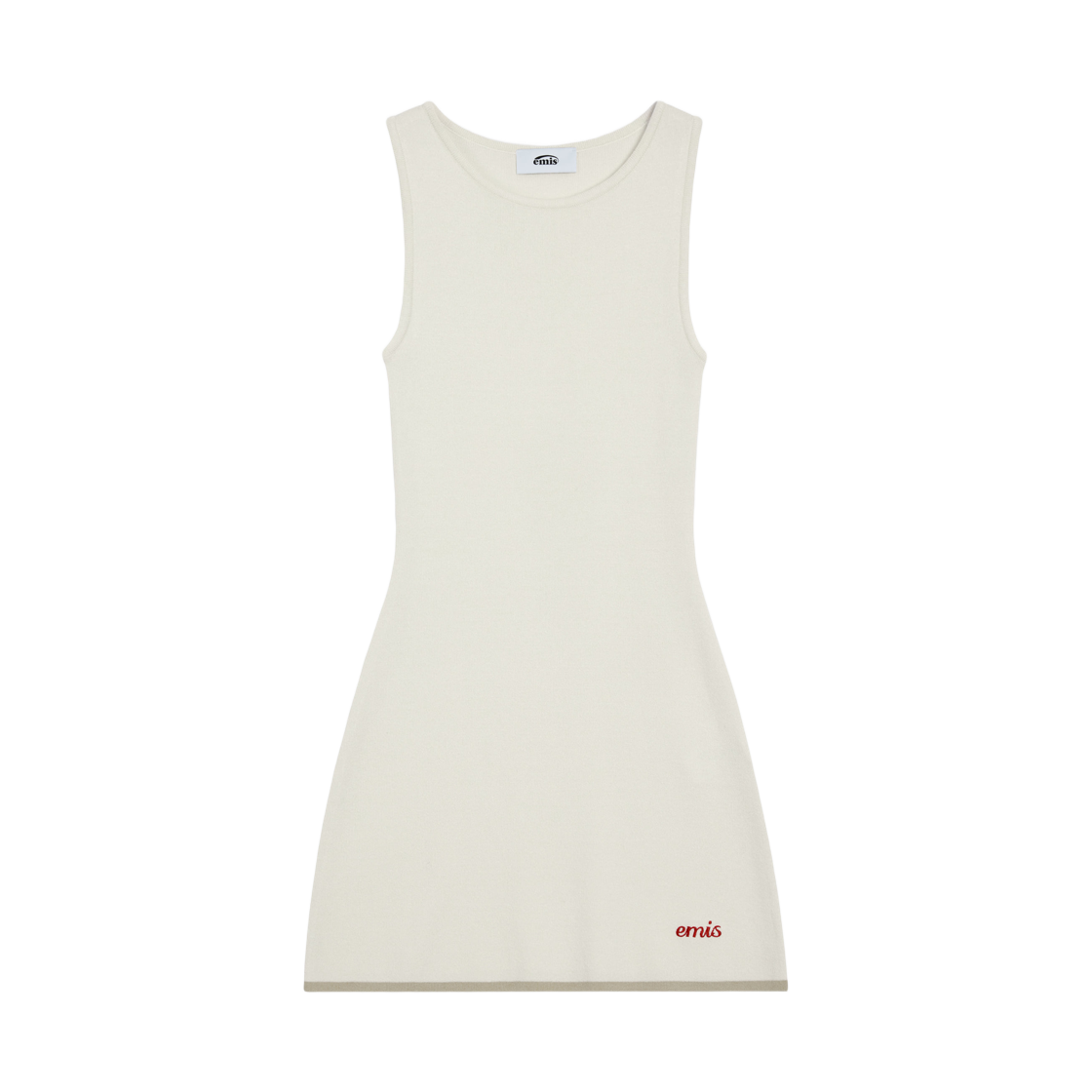 (W) 이미스 슬리브리스 니트 드레스 아이보리 | Emis | KREAM