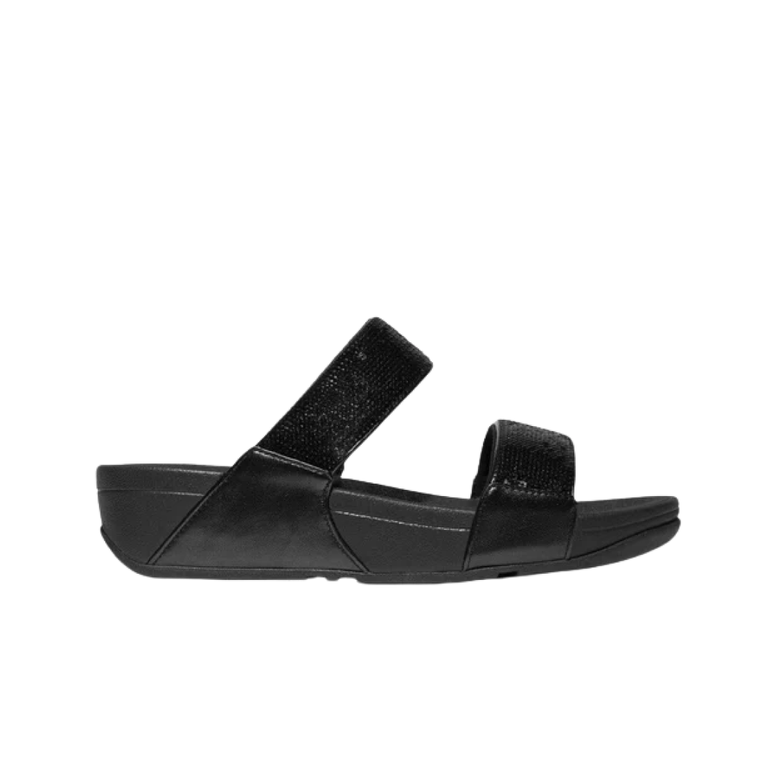 (W) 핏플랍 루루 시퀸 슬라이드 올 블랙 | FITFLOP | KREAM