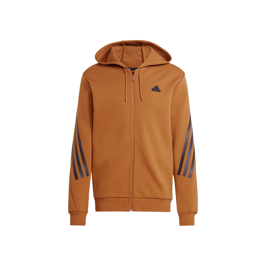 아디다스 퓨처 아이콘 삼선 풀집 후드 브론즈 스트라타 - KR 사이즈 | Adidas | KREAM